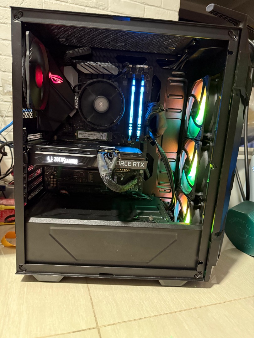 Asus ROG Strix Gaming PC Ryzen 5 3600/RTX4060/16gb DDR4/SSD/RGB ...