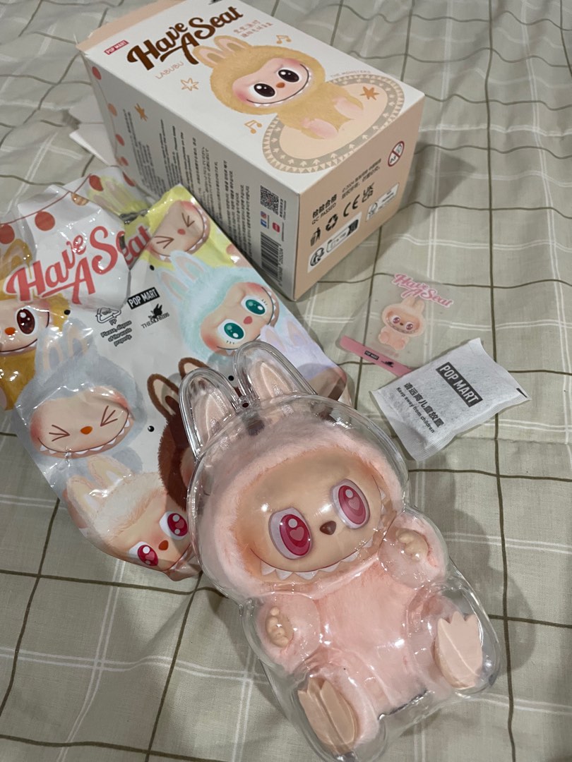 Authentic Labubu - Dada (Seating), Hobbies & Toys, Toys & Games on ...