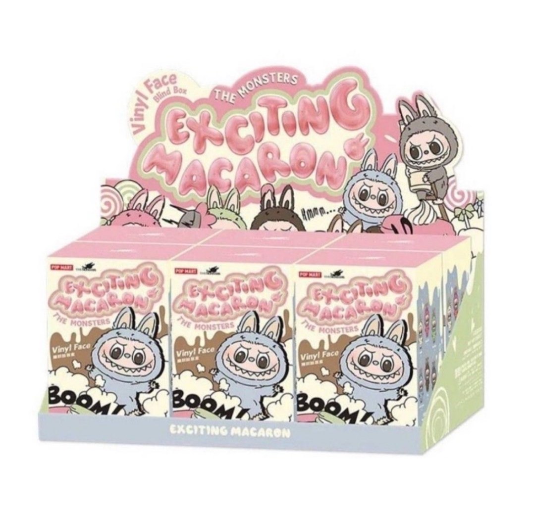 Authentic Labubu Popmart Macaroon Reveal set v1, Hobbies & Toys, Toys ...