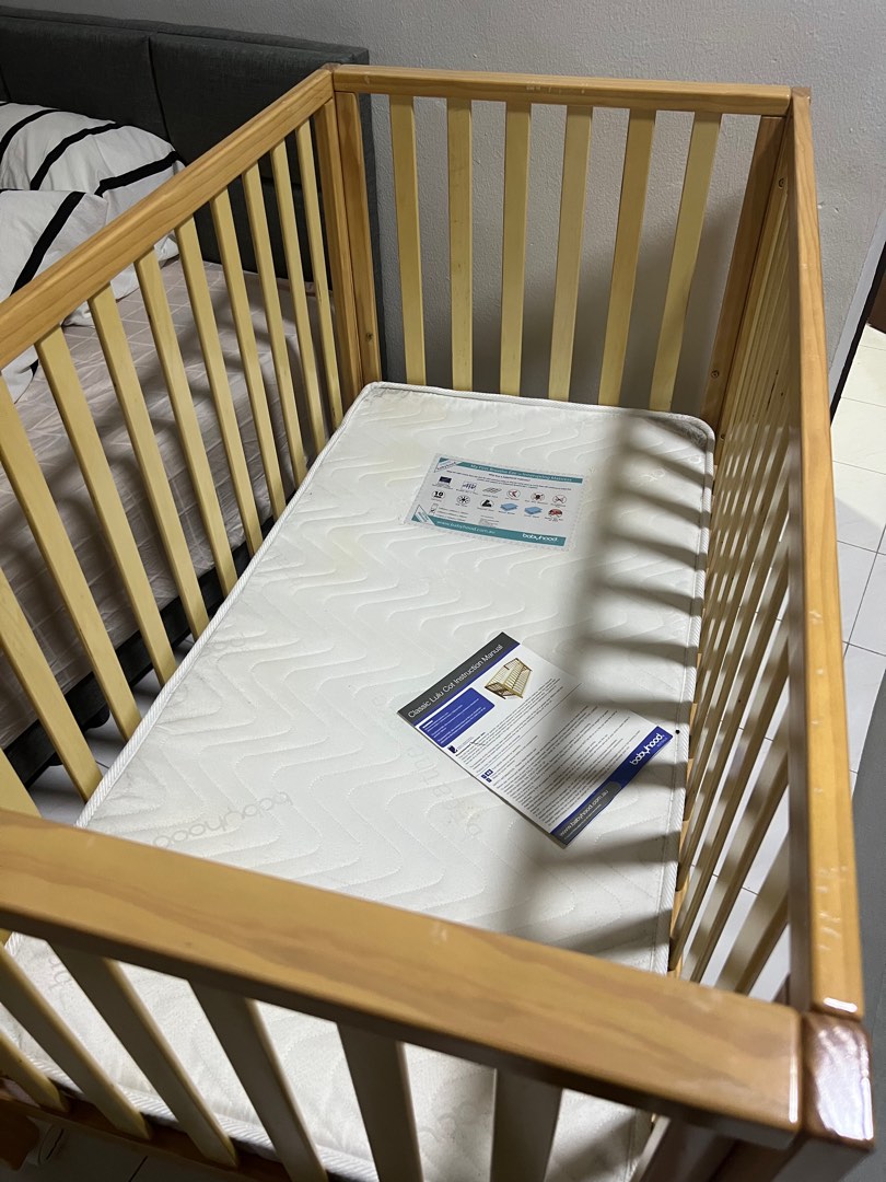 BABYHOOD lulu cot / babyhood baby cot minimalist, Babies & Kids, Baby ...