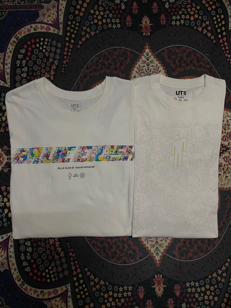 BILLIE EILISH BY TAKASHI MURAKAMI X UNIQLO, Women's Fashion, Tops, Shirts on Carousell