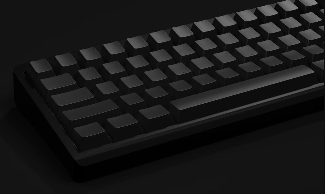 Blank Black Keycaps ANSI Keycap Set PBT Double Shot Premium Keycap ...