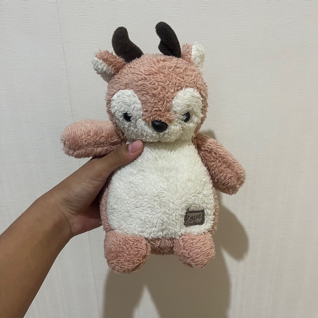Boneka Doll Miniso Teddy Bear Rusa Beige Aesthetic Coquette, Bayi ...