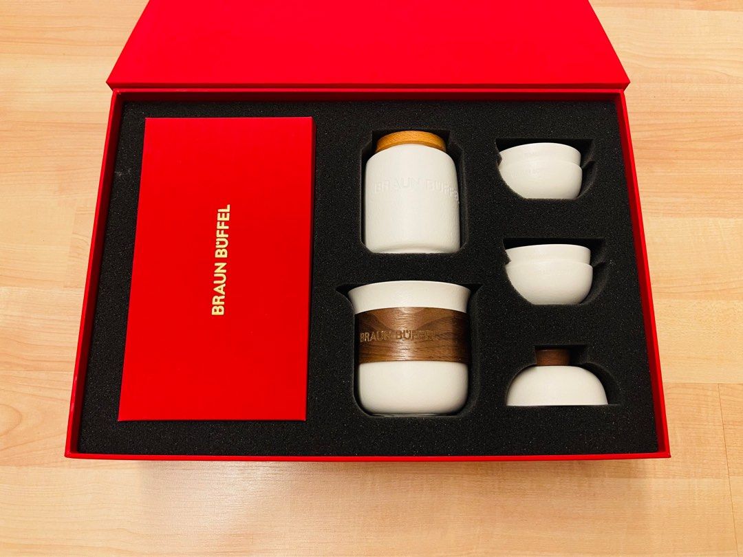 Braun Buffel Chinese Ceramic White Tea Set, Furniture & Home Living ...
