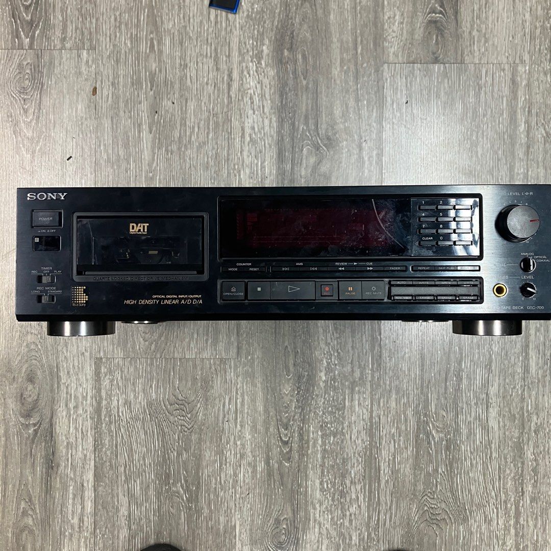 Broken Sony DTC-700 DAT Recorder Digital Audio Tape Deck 2 Channel ...