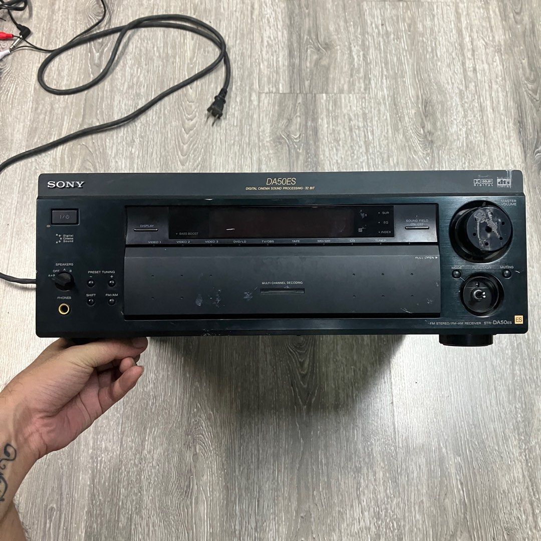 Broken Sony STR-DA50ES Home Stereo Amplifier Receiver Surround Sound ...