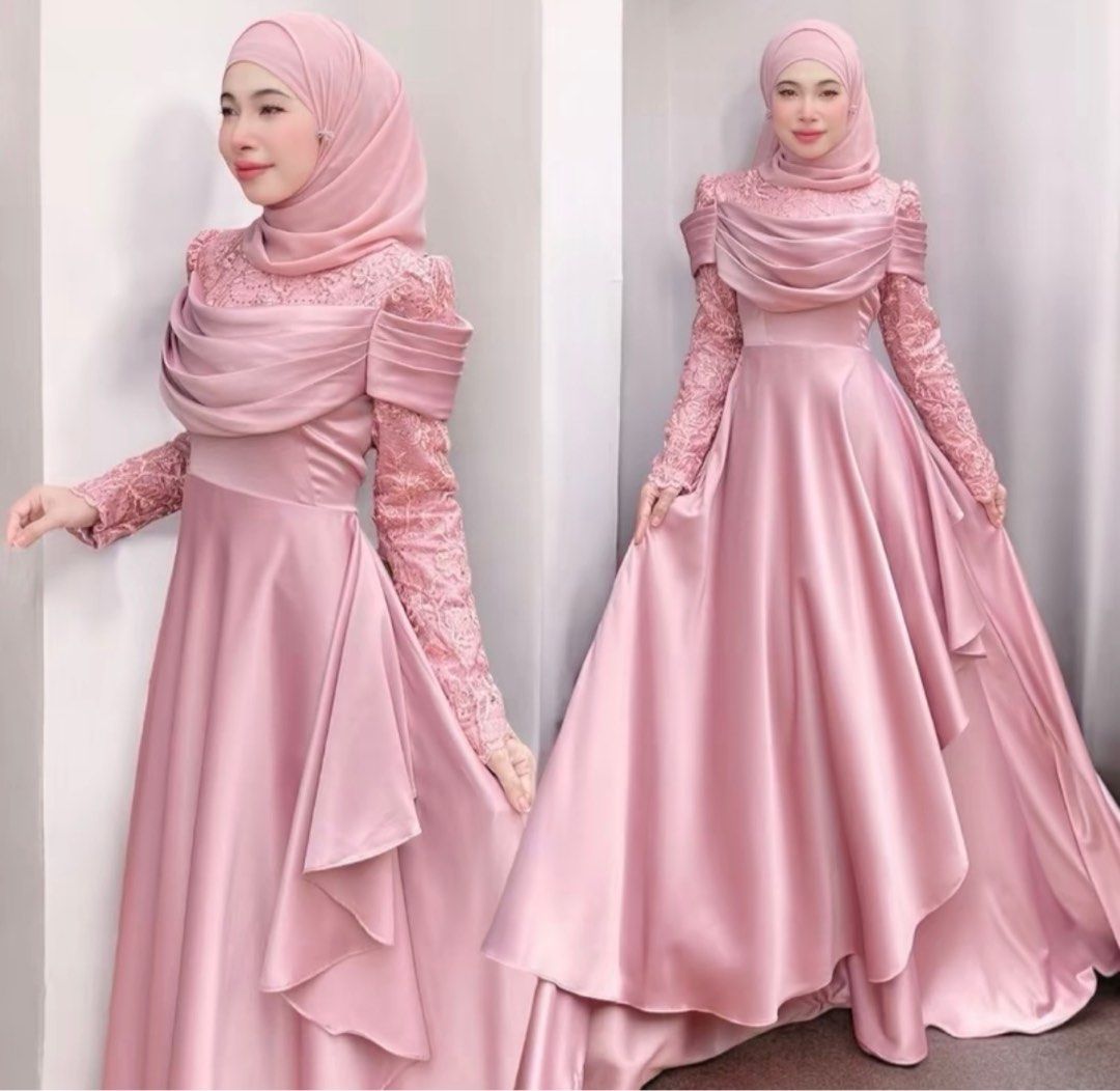 [BUDGET RENT] PROM NIGHT BELLA DRESS SATIN + LACE (available after 3/1 ...