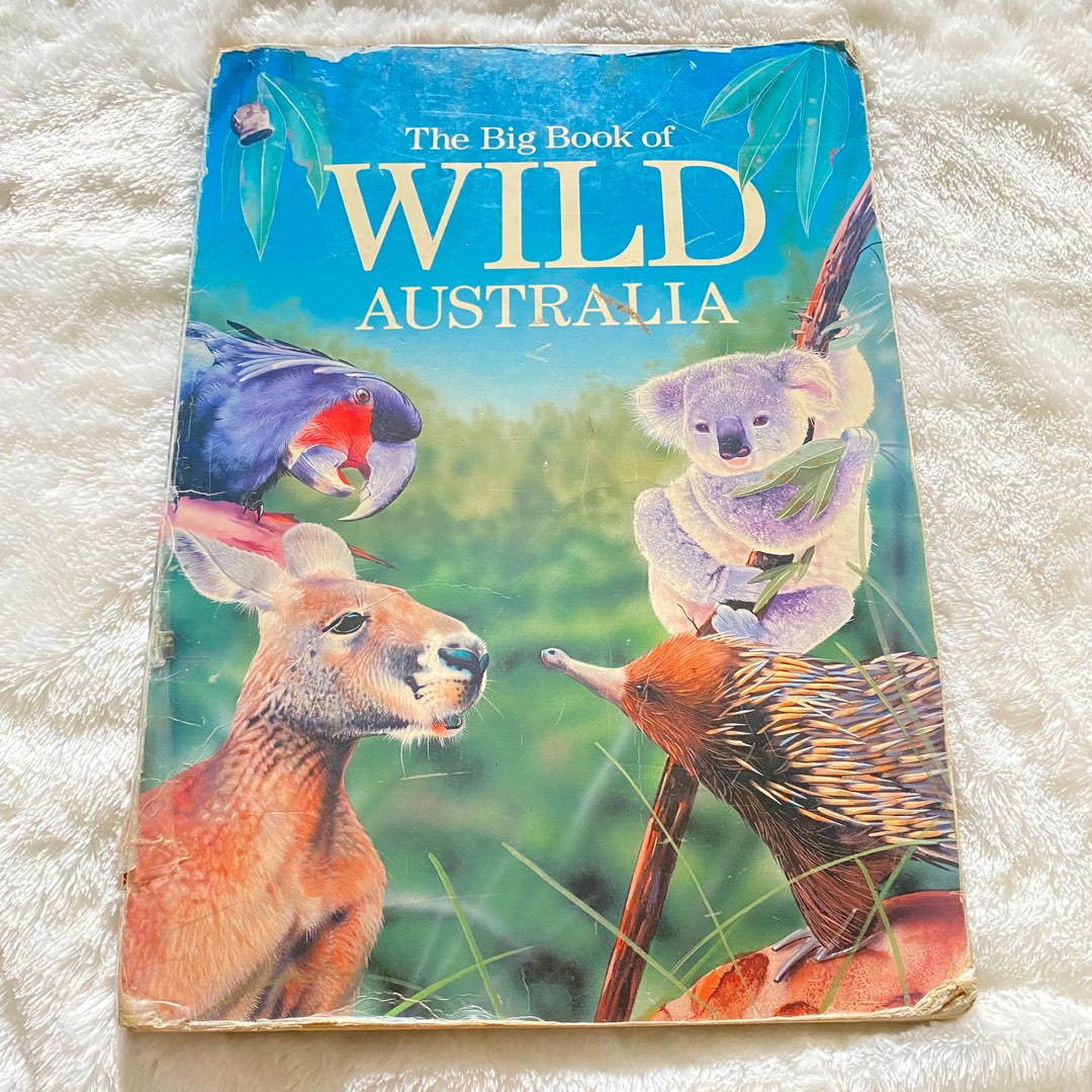 buku edukasi anak english animals the big book of wild australia weldon ...