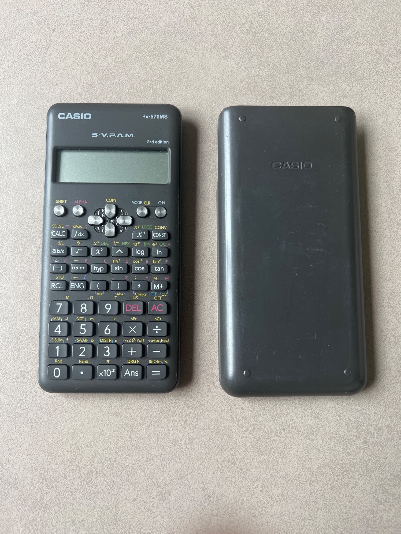 Casio fx-570MS 2nd edition Calculator, Hobbies & Toys, Stationery ...