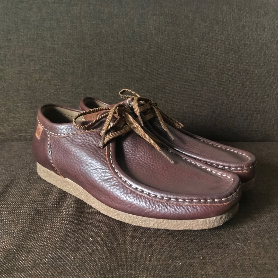 Clarks Tan Tumbled Leather Shacre II Run, Men's Fashion, Footwear ...