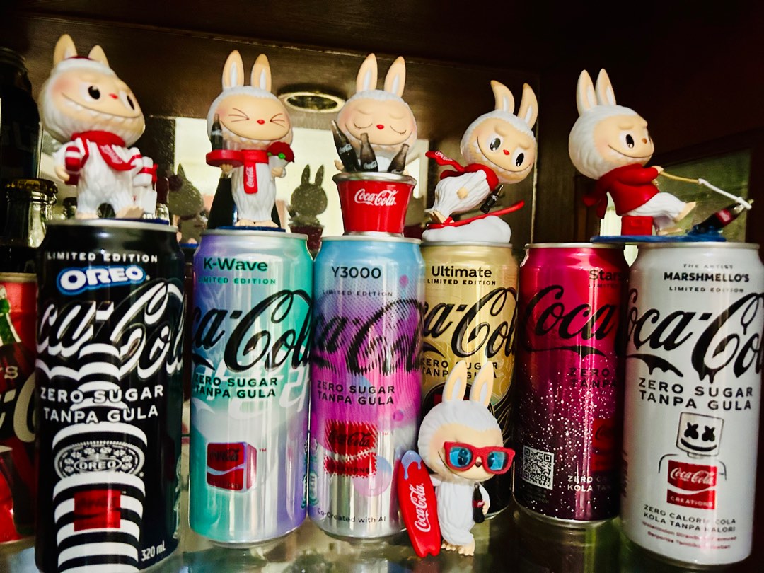Coca Cola Labubu and Limted Edition Set, Hobbies & Toys, Memorabilia ...