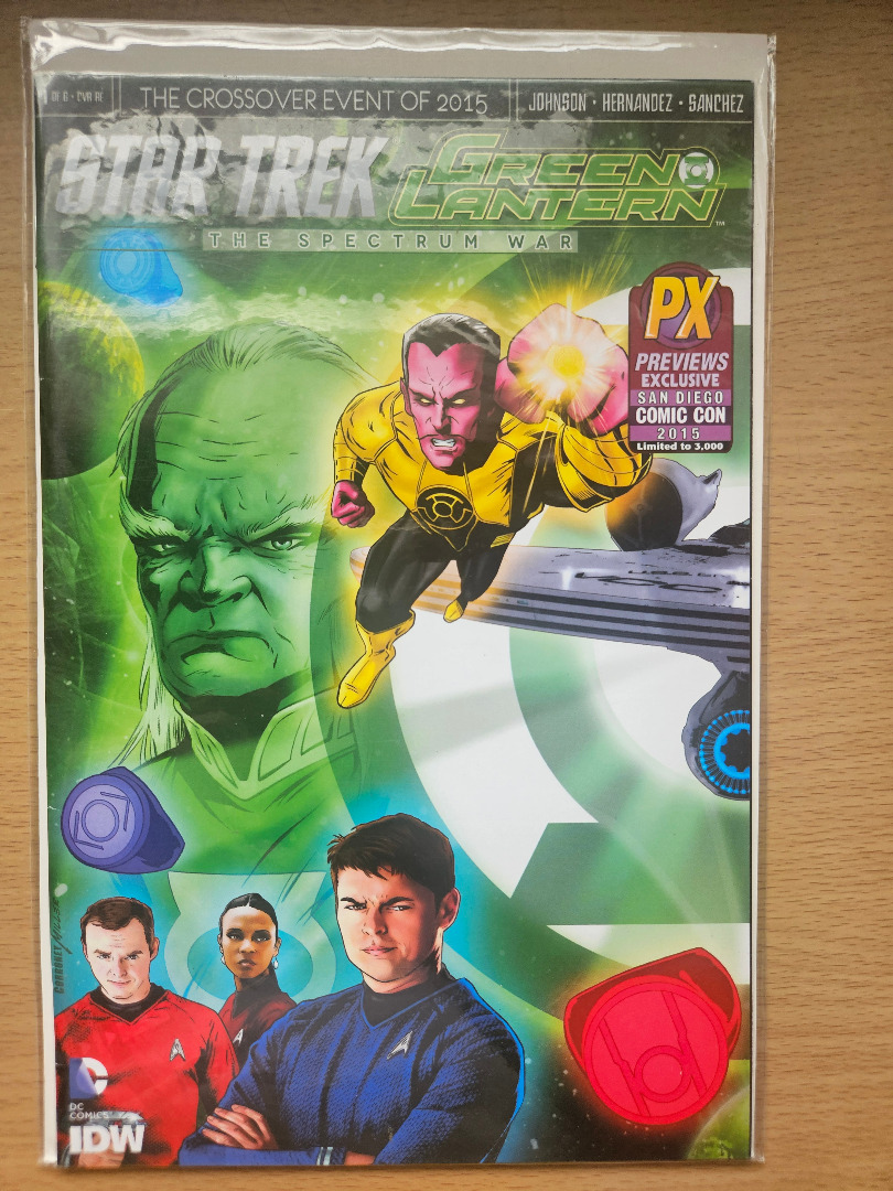 DC and IDW Star Trek Green Lantern The Spectrum War #1. Px Previews ...