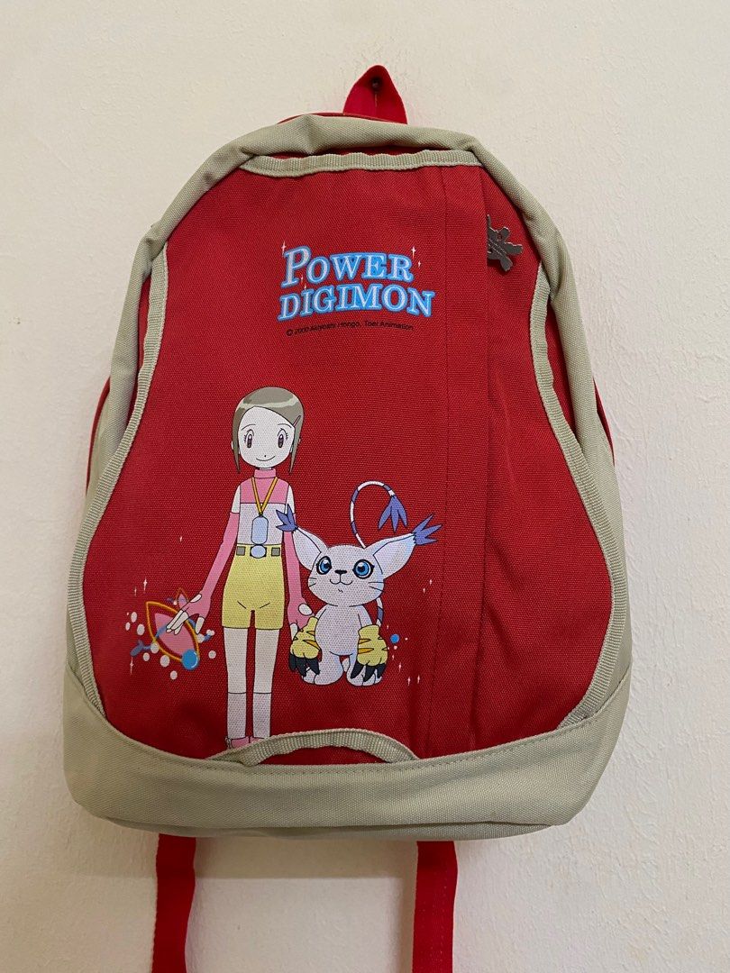 Digimon Vintage Backpack, Men's Fashion, Bags, Backpacks on Carousell