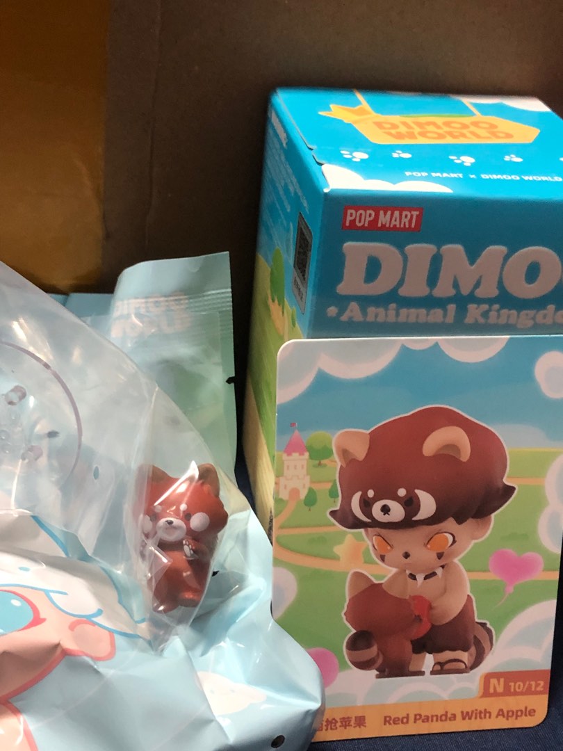 dimoo red panda unsealed, Hobbies & Toys, Toys & Games on Carousell