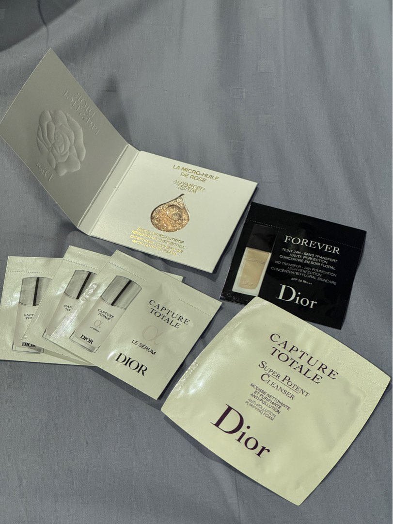 DIOR Samples, Beauty & Personal Care, Face, Face Care on Carousell