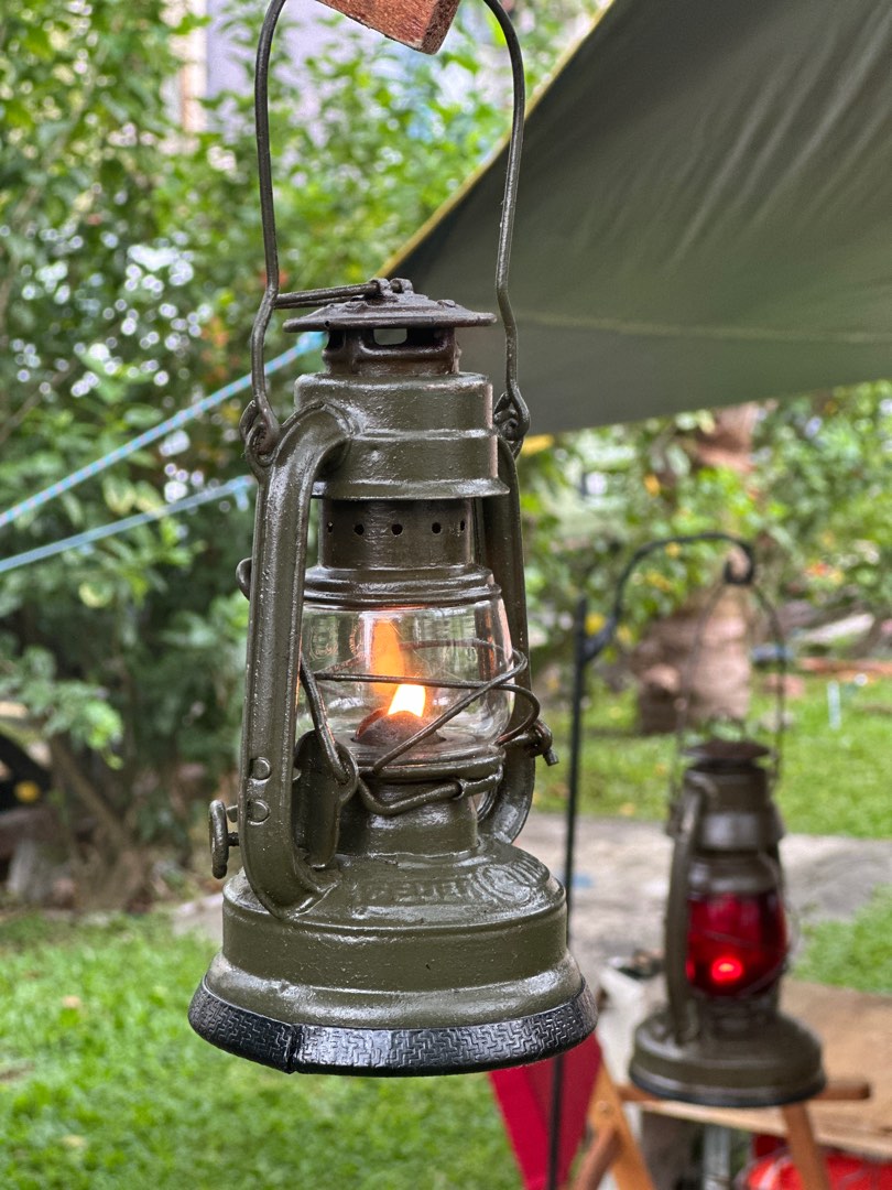 Feuerhand atom 75 tubular antique vintage lantern minyak tanah lampu ...