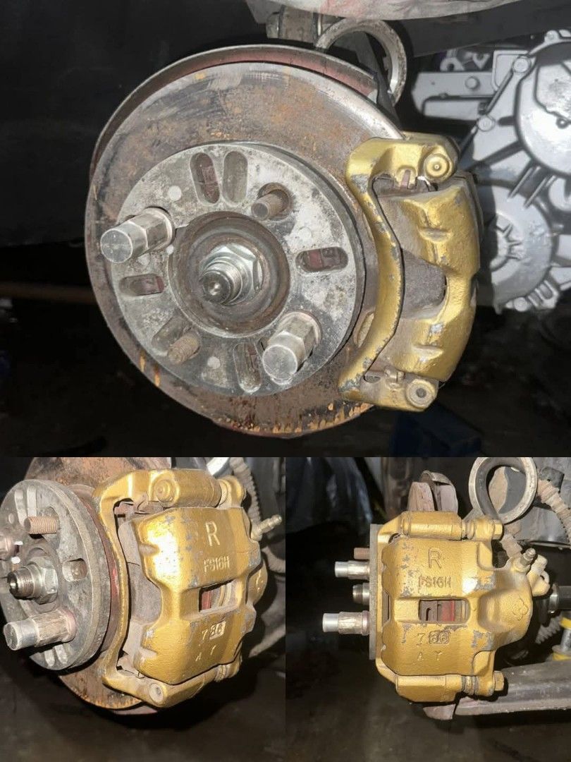 FRONT DISC BRAKE PROTON WIRA PCD 100 / 4 HOLE CONDITION DISC SEMUA ...