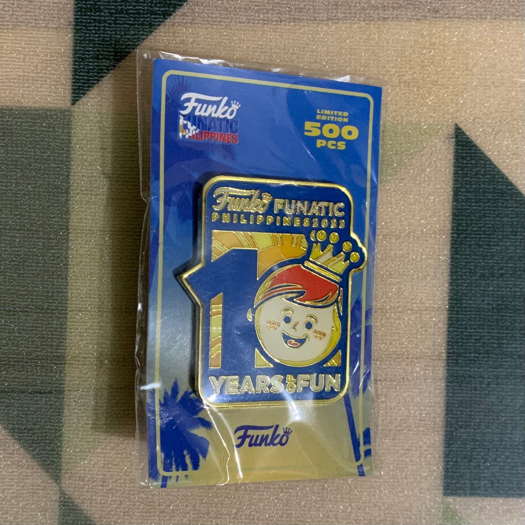 Funko Funatic Philippines 10 Years of Fun Pin and Random Stickers ...