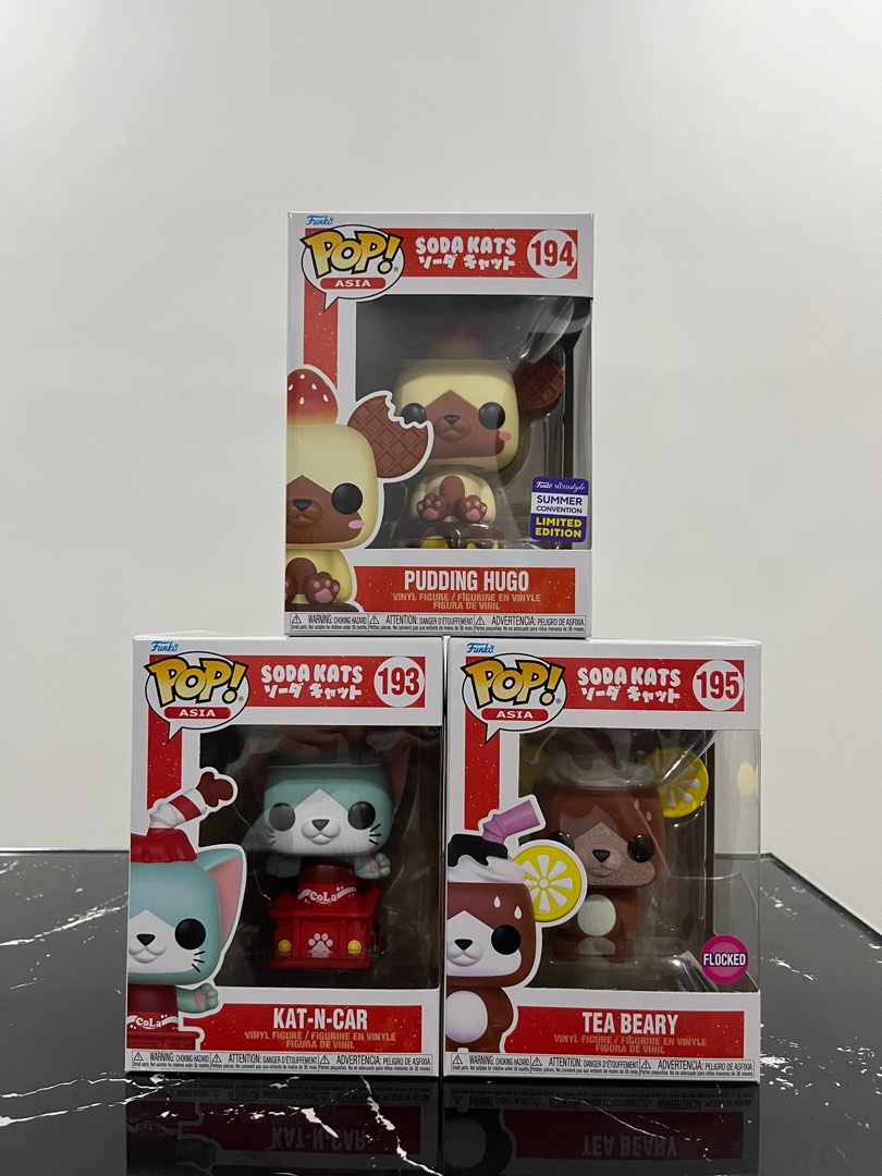 Funko Pop Asia Soda Kats Set, Hobbies & Toys, Toys & Games on Carousell