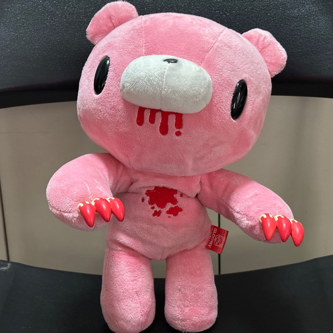 Gloomy Bear Pink Bloody Hands Up, Hobbies & Toys, Toys & Games on Carousell