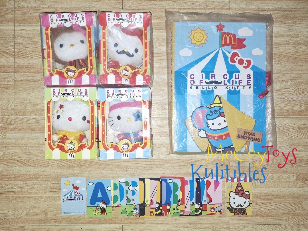 Hello Kitty Circus of Life McDonalds Happy Meal + Pop-Up Circus Tent ...