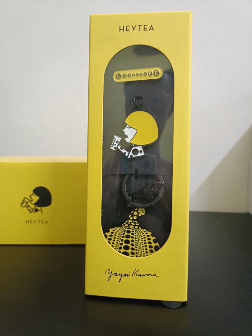 Heytea x Yayoi Kusama Mug Merchandise Set and tote bag, Hobbies & Toys ...