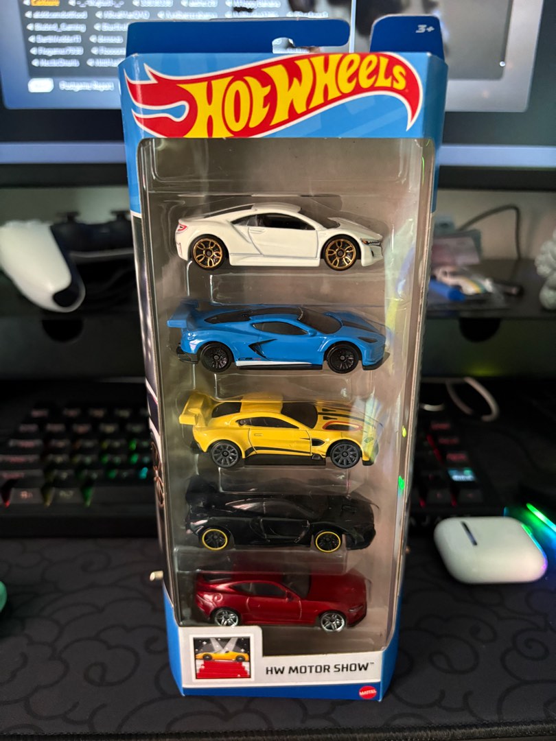 Hot Wheels Motor Show 5 Pack, Hobbies & Toys, Toys & Games on Carousell