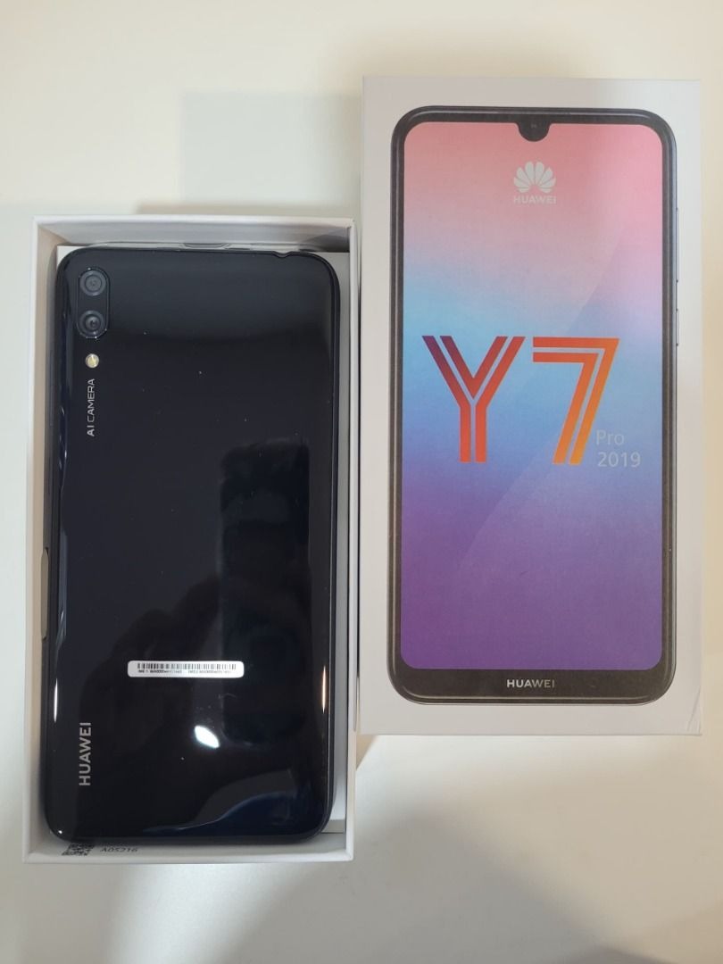 Huawei Y7 Pro (2019) Black 128GB, Mobile Phones & Gadgets, Mobile ...