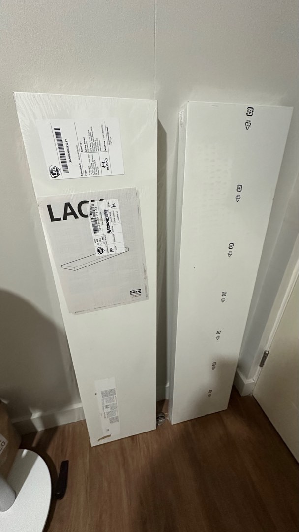 Ikea Lack Floating Shelf (White) 110x26cm, Furniture & Home Living ...