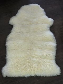 IKEA sheep fur rug, Furniture & Home Living, Home Decor, Carpets, Mats ...