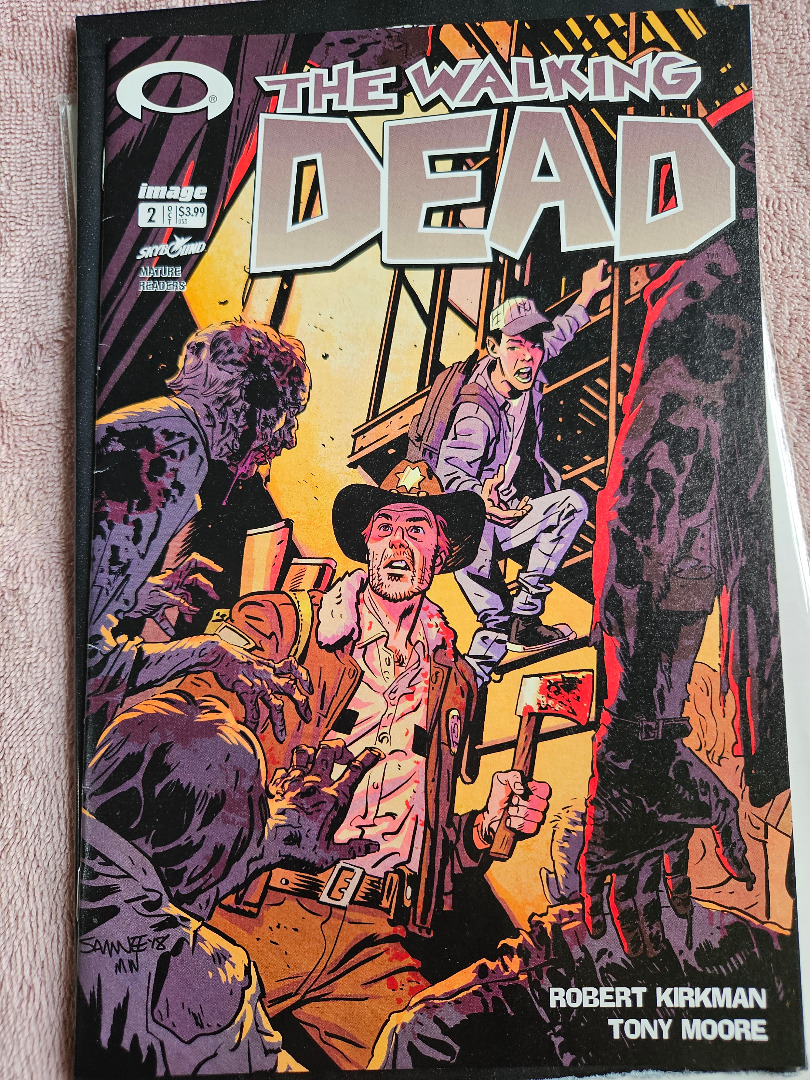 Image Comics The Walking Dead Issue #2. 15 Years Variant with Polybag ...