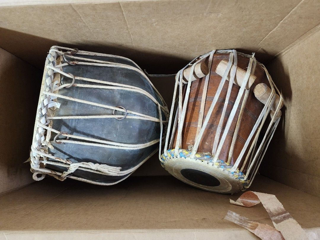 Indian Tabla Set/ Authentic/ Vintage/ Old Musical Instruments/ Rare ...