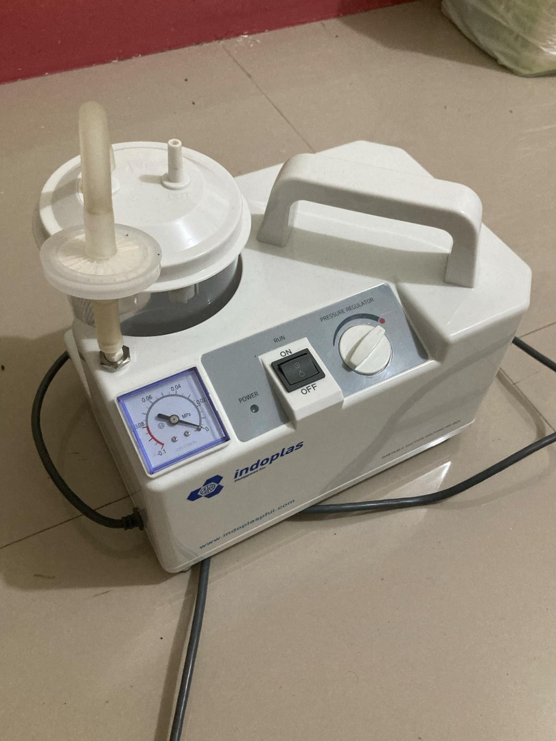 Indoplas Portable Suction Machine, Health & Nutrition, Assistive ...