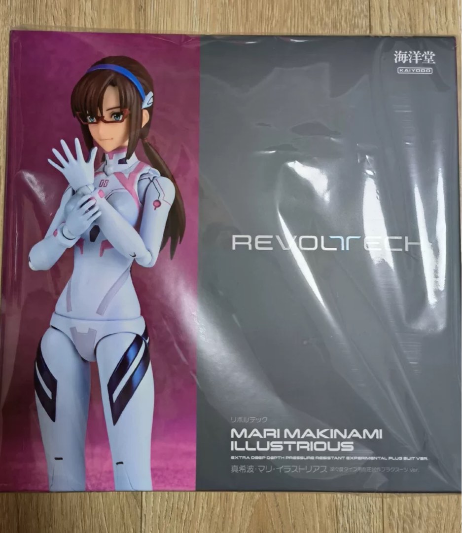 Kaiyodo Revoltech Evangelion Mari Makinami Figure, Hobbies & Toys, Toys ...