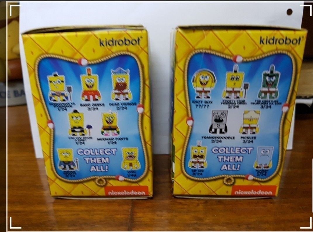 Kidrobot Spongebob Many faces collection series. 12 pcs. Complete set ...