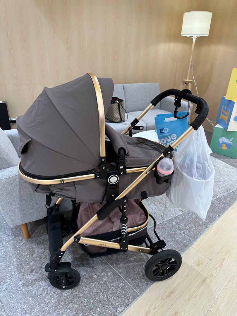 Kikkaboo Amaia Stroller with Carrier, Babies & Kids, Going Out ...