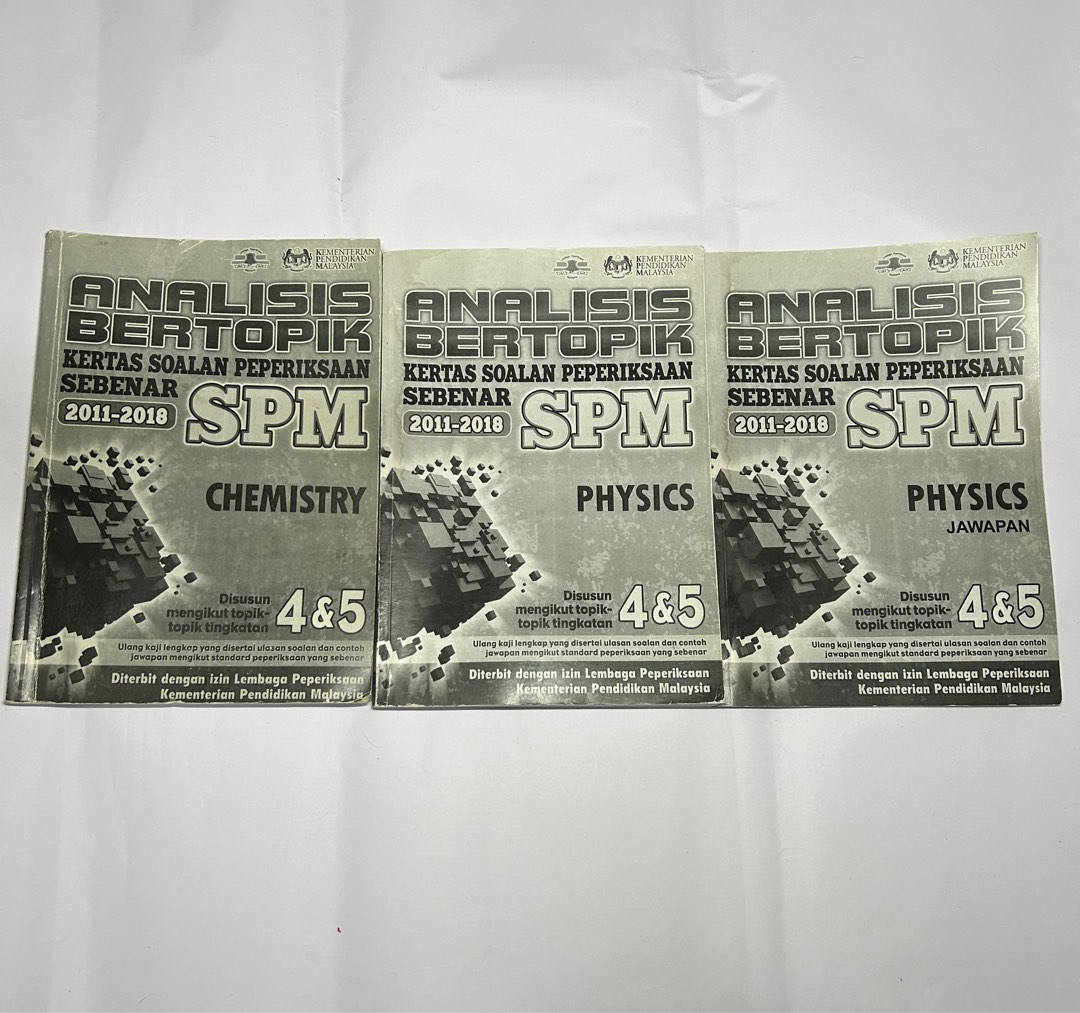 KSSM SPM Analysis Topik Chemistry & Physics, Hobbies & Toys, Books ...