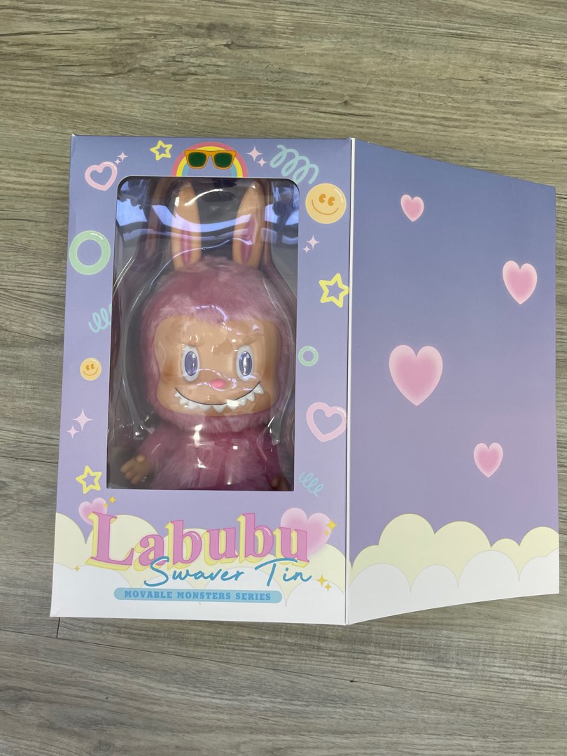 labubu swaver pink, 興趣及遊戲, 玩具 & 遊戲類 - Carousell