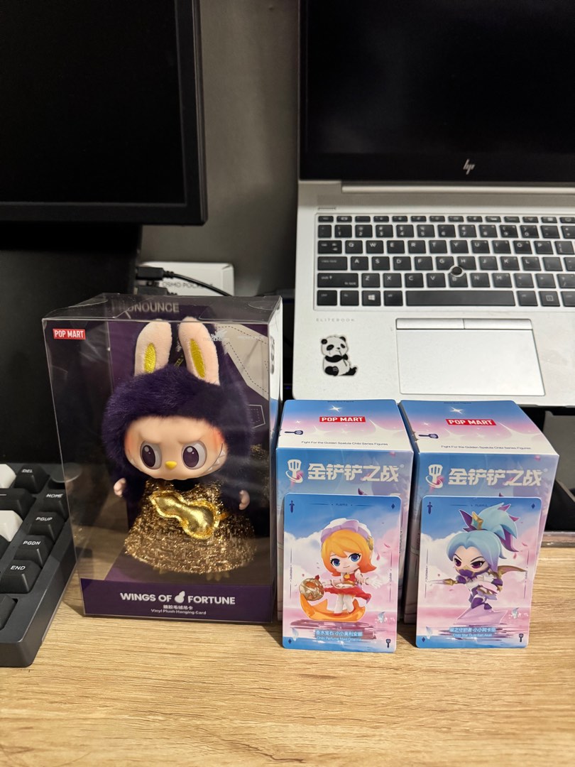 Labubu x Pronounce Wings of Fortune and league of Legends Figures ...