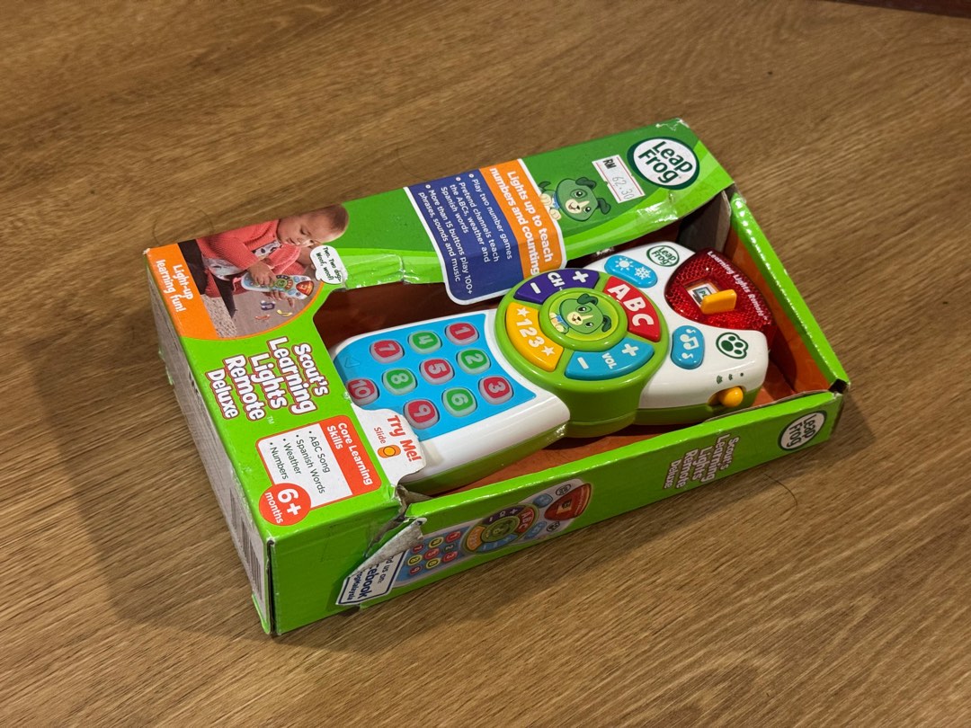 LeapFrog Scout's Learning Light Remote Deluxe, Babies & Kids, Infant ...