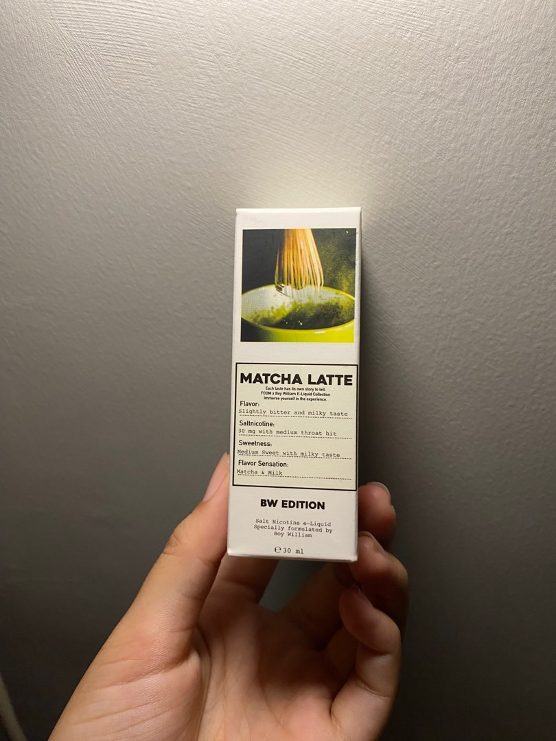 Liquid foom x BW Matcha Latte, Elektronik, Lainnya di Carousell