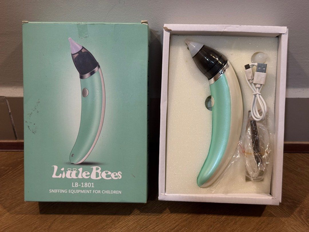 Little Bees Baby Nasal Aspirator Rechargeable Mucus Nostril Kid Nasal ...