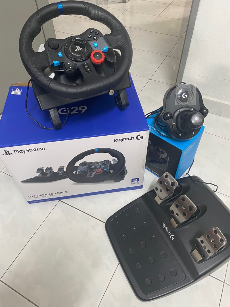 Logitech G29 with Shifter, Video Gaming, Video Game Consoles ...