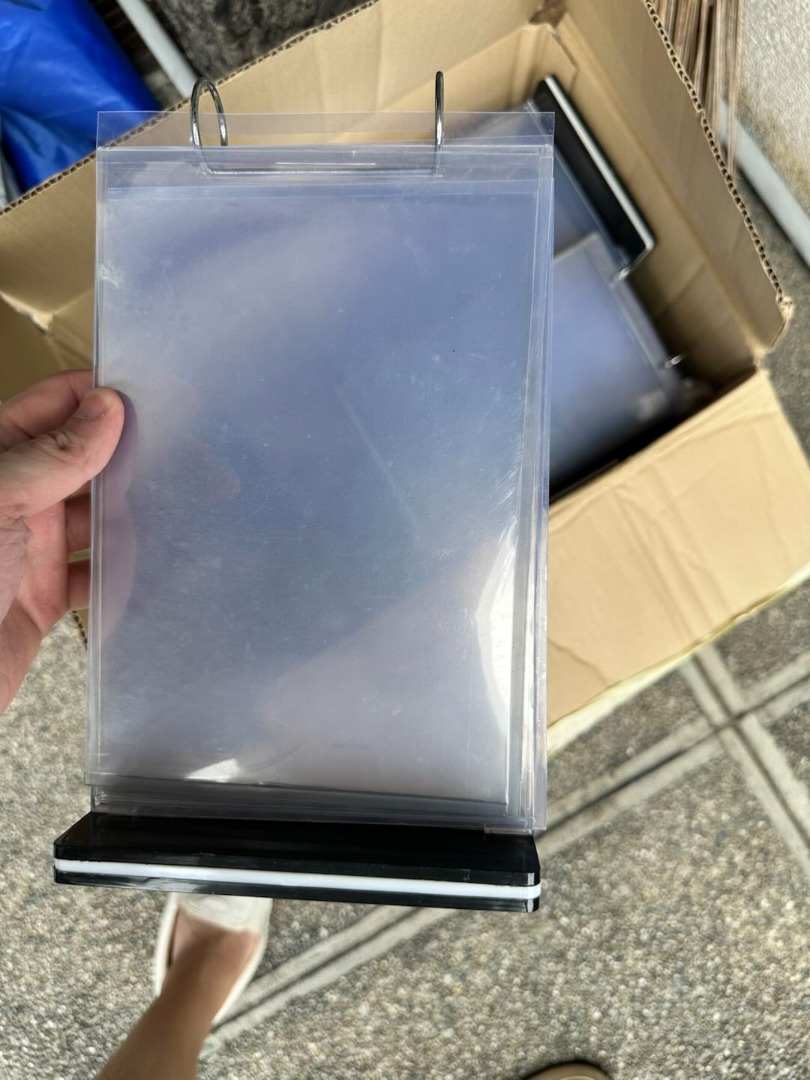 Acrylic Flip Stand A5 QTY 22 USED, Everything Else, Others on Carousell