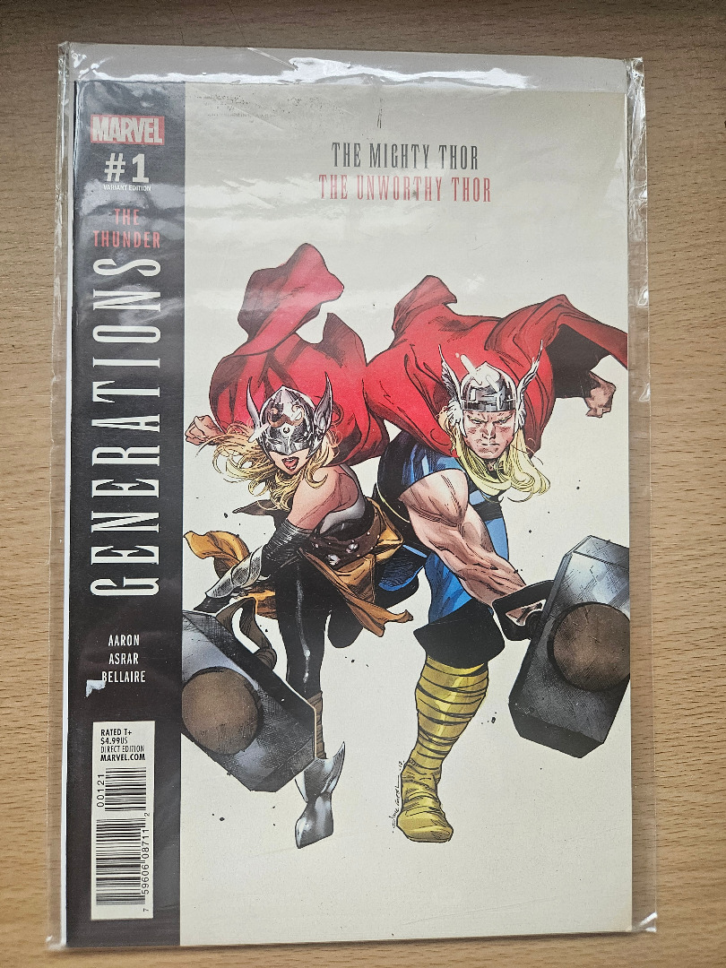 Marvel Comics Generations: The Unworthy Thor & The Mighty Thor #1 ...