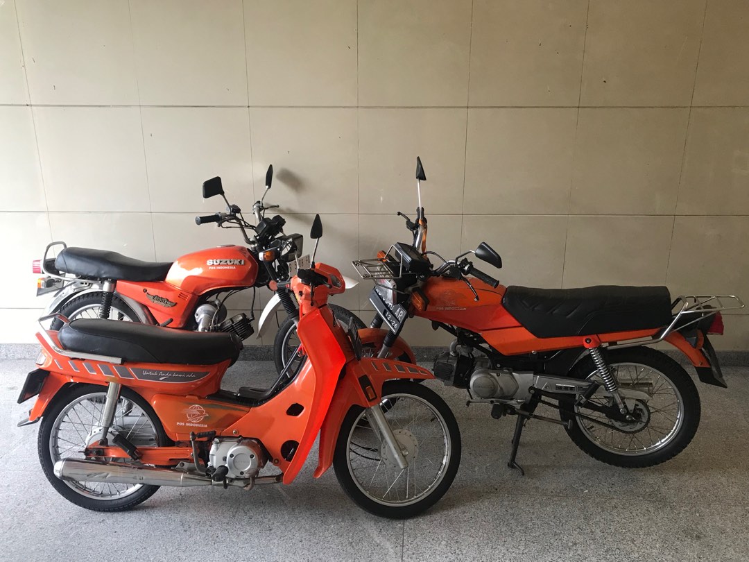 Motor Langka Honda Win Legenda 2 Suzuki A100 Asli Kantor Pos Indonesia ...