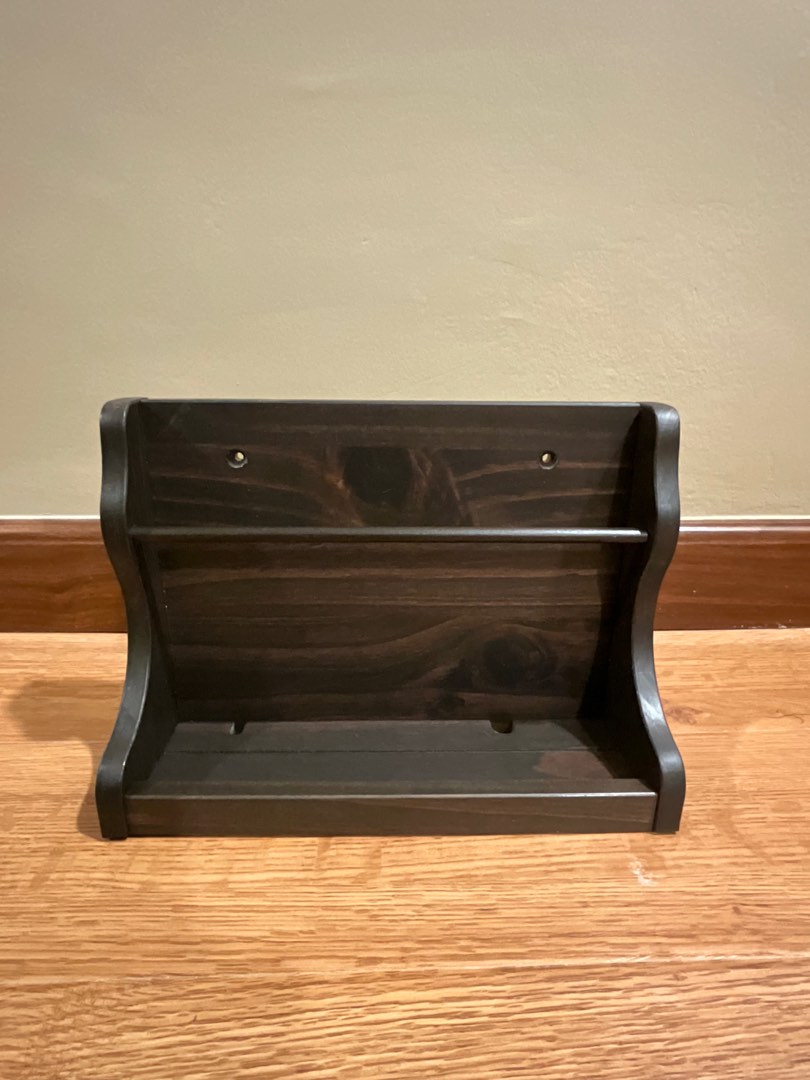 NEW discontinued IKEA LEVLA Wall organiser, dark brown, Furniture ...