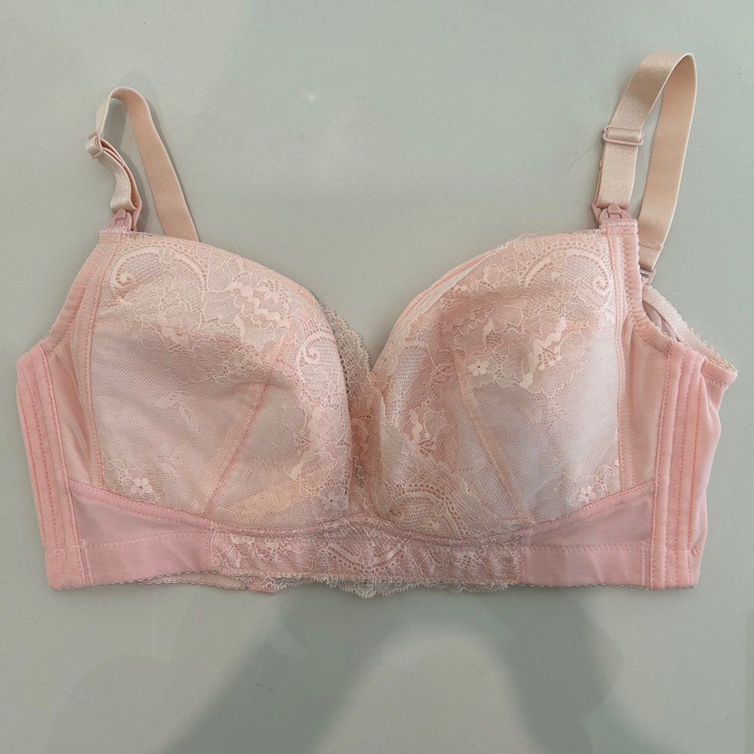 Nursing Bra Size 75F Non Wired Wireless Breastfeeding Maternity ...