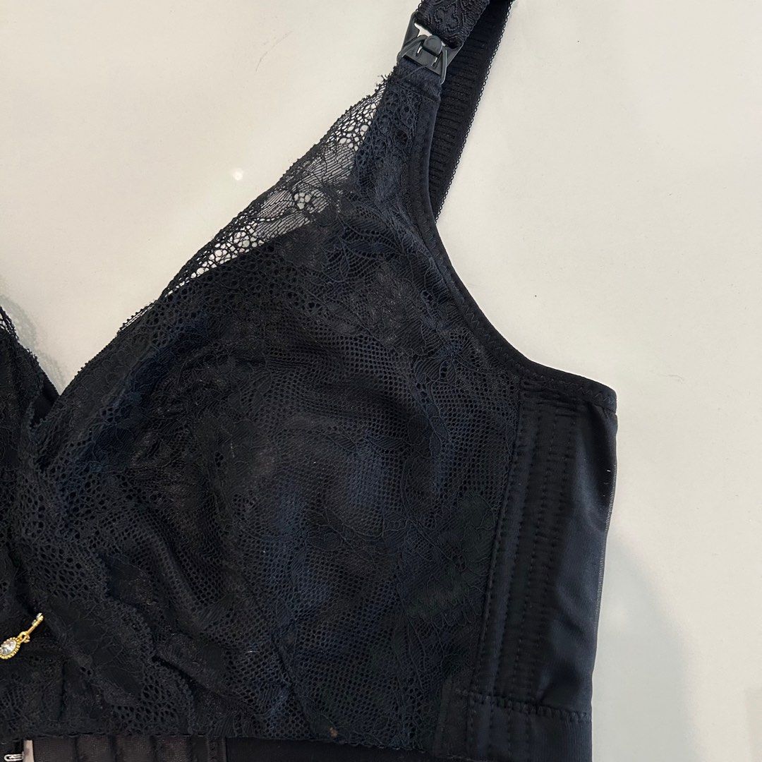 Nursing Bra Size 80E Non Wire Wireless Breastfeeding Maternity ...