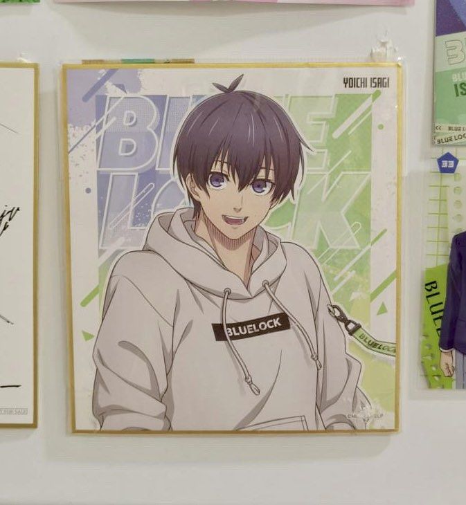 Official Blue Lock Isagi Yoichi Shikishi Board, Hobbies & Toys ...